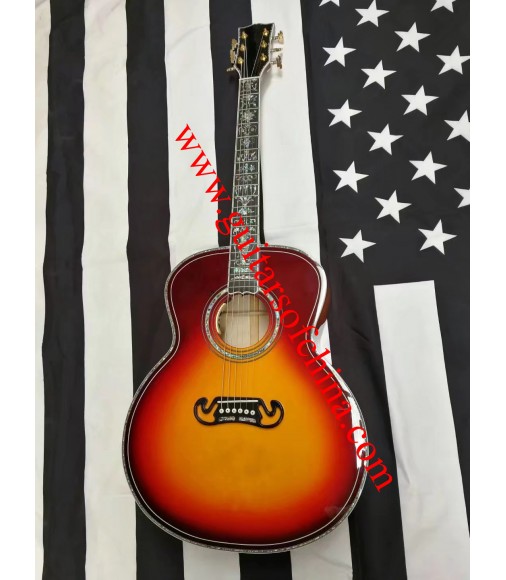 Chibson j200 vine inlays custom shop | Guitars China Online